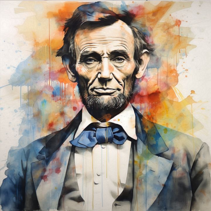 Honest Abe - Bob Rupp - Digital Art & AI, People & Figures, Past ...