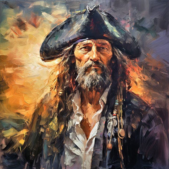 A Retired Pirate - Bob Rupp - Digital Art & AI, People & Figures ...