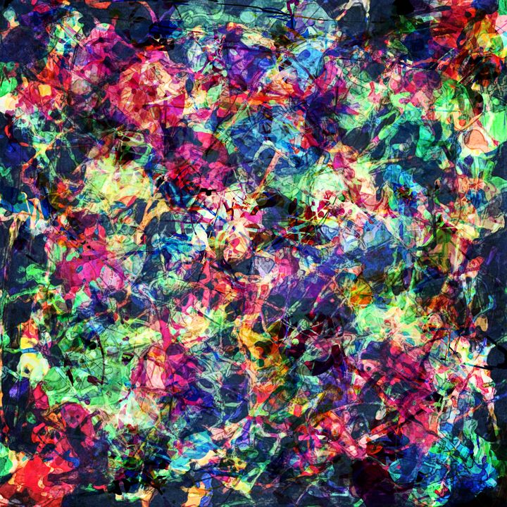 Abstract Splash of Chaos - Perkins Designs - Digital Art & AI, Abstract ...