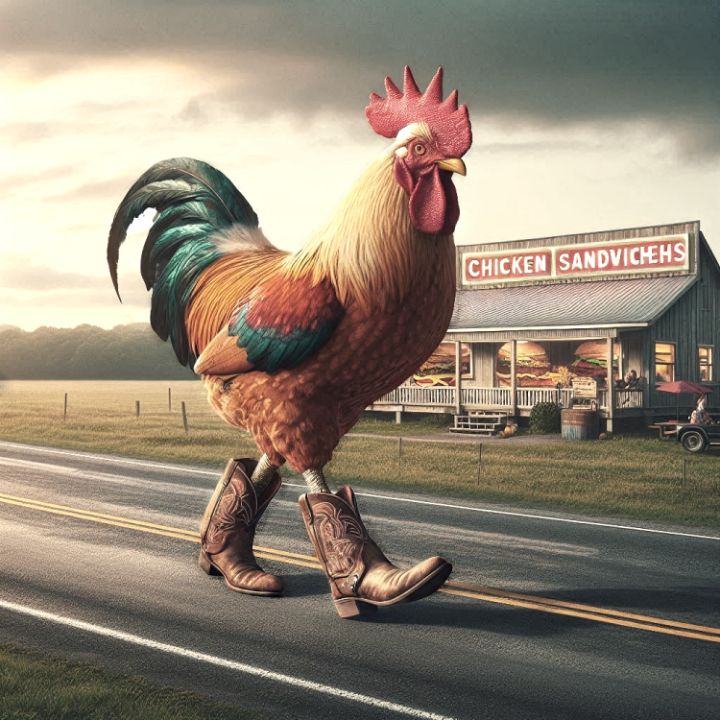 Giant Chicken - Perkins Designs - Drawings & Illustration, Animals ...