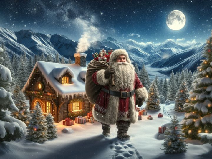 Santa Claus - Perkins Designs - Drawings & Illustration, Holidays ...