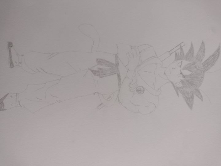 Goku - Mike's Gallery - Drawings & Illustration, Abstract, Figurative ...