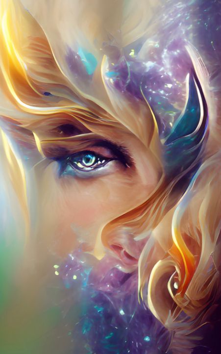 Fairy Godmother - Wenchy’s Abstract Art - Digital Art & AI, Abstract ...