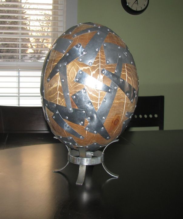 Strapping Egg - Daniel_stawski - Sculptures & Carvings, People ...