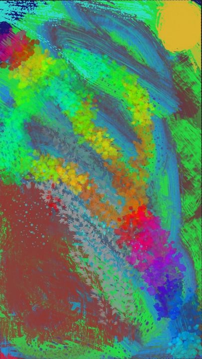 A Lovely Day For Abstraction - Ricky Payne - Digital Art & AI, Abstract ...