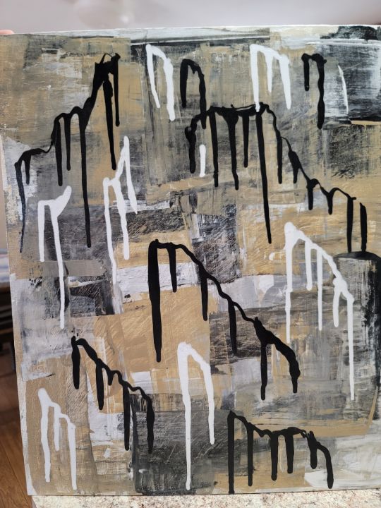 Original - Priscilla S - Paintings & Prints, Abstract, Irregular Forms ...