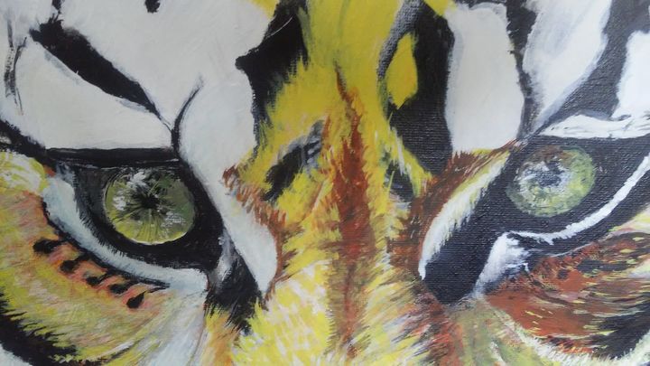 Tiger eyes - Art With Passion - Paintings & Prints, Animals, Birds ...
