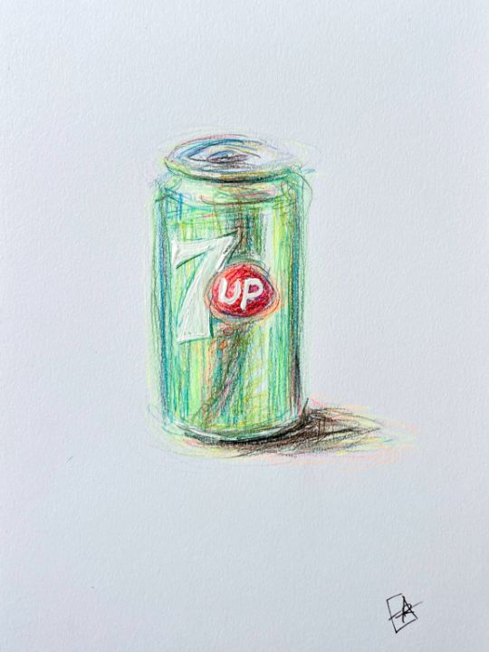 7 Up Soda Can - Emily-Rose Alcock Art - Drawings & Illustration, Still ...