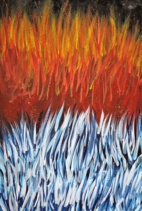 Hotter Than Hot - Tyler Jones - Paintings & Prints, Abstract, Movement ...