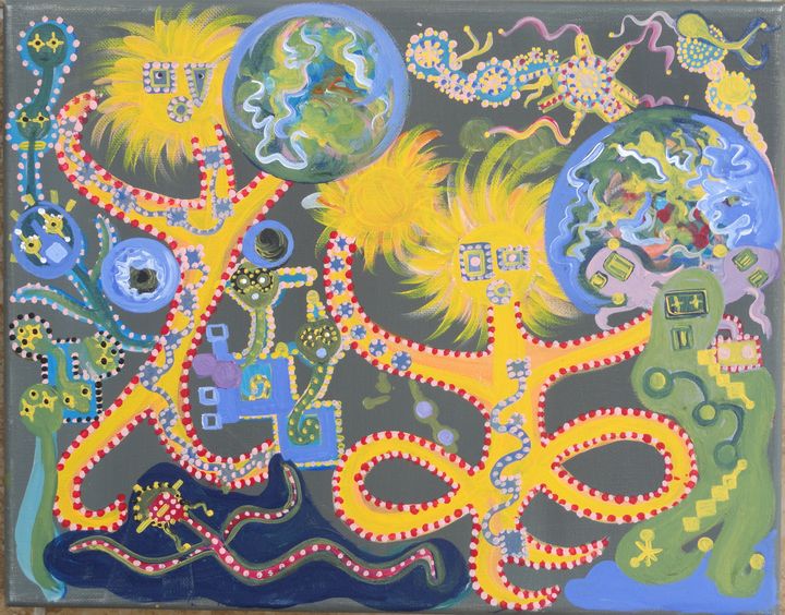 SUN BEINGS - nandi's universe - Paintings & Prints, Fantasy & Mythology ...