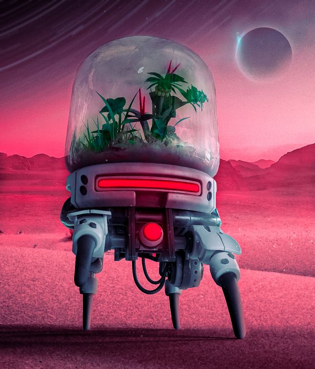 Red planet - Kphotoz - Digital Art & AI, Science & Technology, Space ...