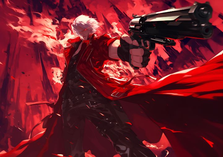 Dante Anime Style - AK AI Arts - Digital Art & AI, Entertainment, Other ...