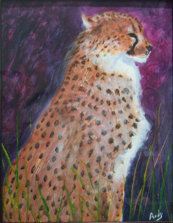 The African Cheetah - FineArtbyAndy - Paintings & Prints, Animals ...