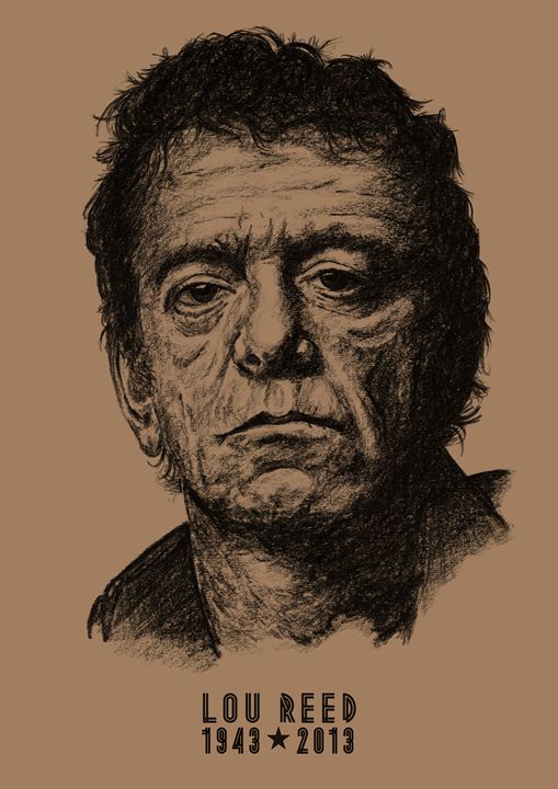 Lou Reed - Hushland Creative - Paintings & Prints, People & Figures ...
