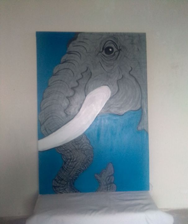 GENES OF A GENTLE GIANT - MUKUNA ARTS - Paintings & Prints, Animals ...