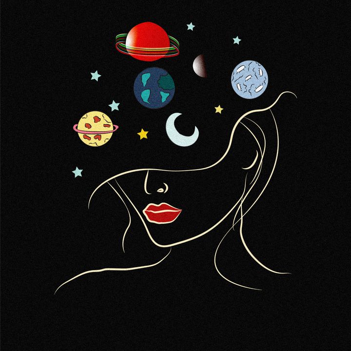 Girl Mind - John Doe - Drawings & Illustration, Abstract, Organic - ArtPal
