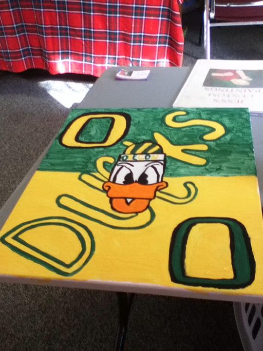 Oregon Ducks - Jess's Custom Paintings - Paintings & Prints, Sports ...