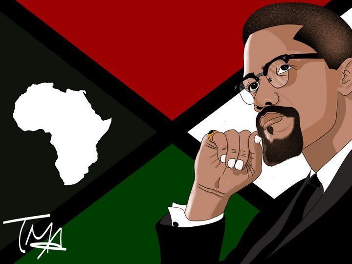 Malcolm Xx - Black history - Digital Art & AI, People & Figures, Past ...