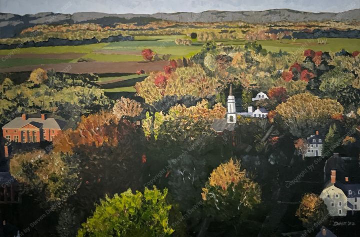 Old Deerfield - Steven C. DeWitt - Paintings & Prints, Landscapes ...