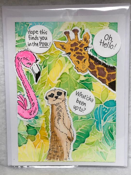 0123-Hello Animals - Elseamay Creations - Crafts & Other Art, Greeting ...