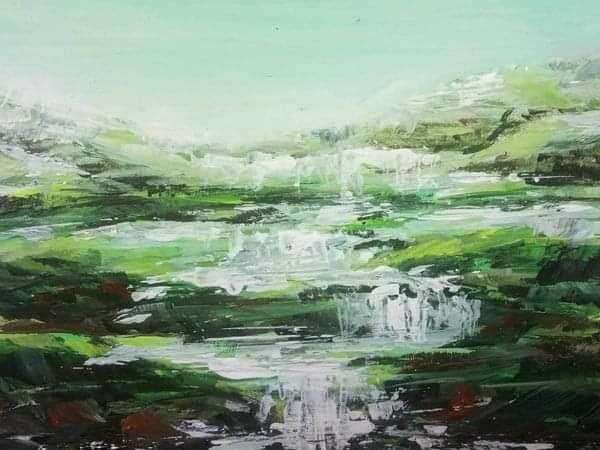 Semi abstract landscape - SRS Arts - Paintings & Prints, Landscapes ...