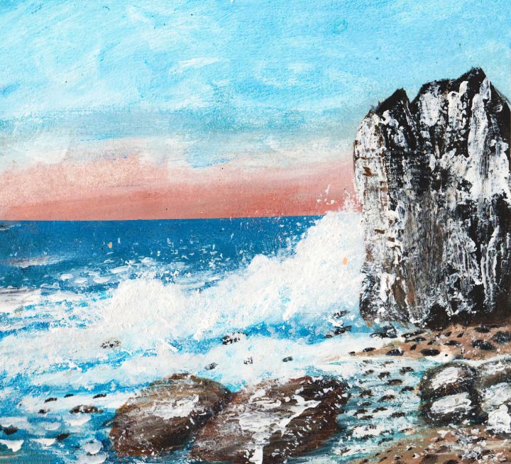 The landscape of the sea - HAZEL - Paintings & Prints, Landscapes ...