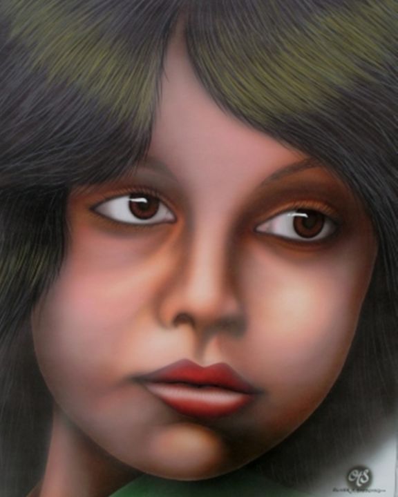 Asian Girl - Oliver T. Spedding - Paintings & Prints, People & Figures ...