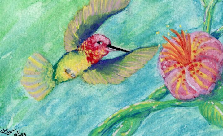 Hummingbird Smile by Lyric Rivera - NeuroDivergent Rebel Art ...