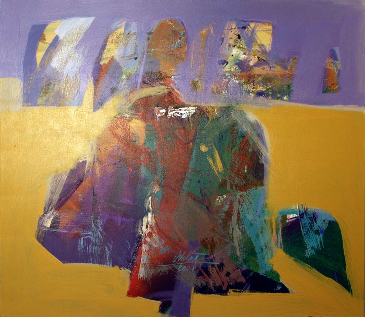 Pokrajina - Jure Cihlar - Paintings & Prints, Abstract, Landscape - ArtPal