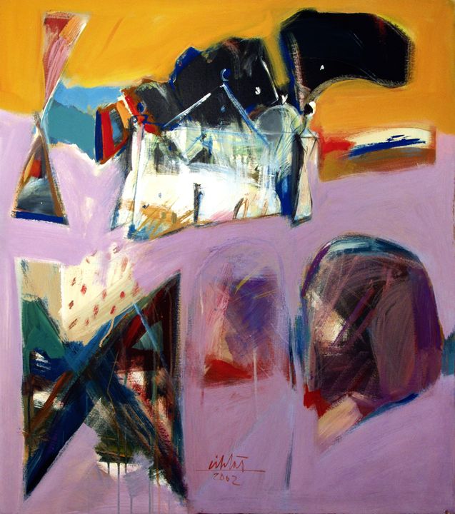 the memory of Savudria - Jure Cihlar - Paintings & Prints, Abstract ...