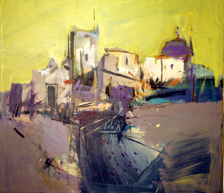 Latifundia - Jure Cihlar - Paintings & Prints, Abstract, Landscape - ArtPal