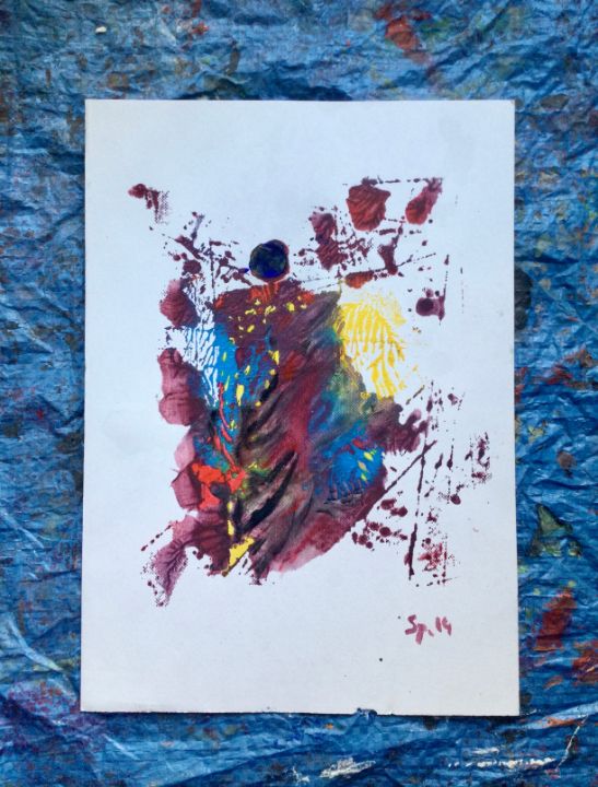 Dark Influence - Spiekly Art - Paintings & Prints, Abstract, Figurative ...