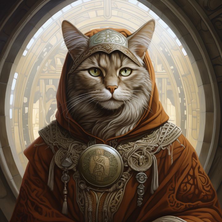 Cat wanderer - VedMedich - Digital Art & AI, Fantasy & Mythology, Space ...