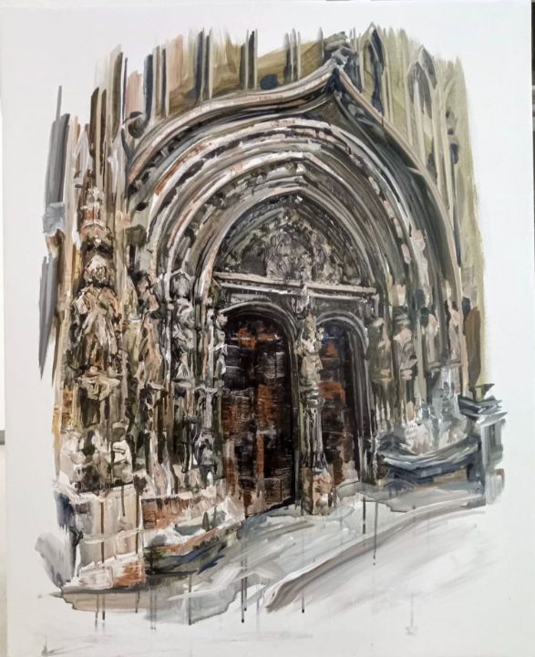 Requena - Jessica Gonpra - Paintings & Prints, Buildings & Architecture ...