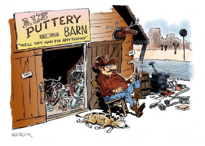 Puttering Around. - Freehold Studio - Drawings & Illustration, Humor ...