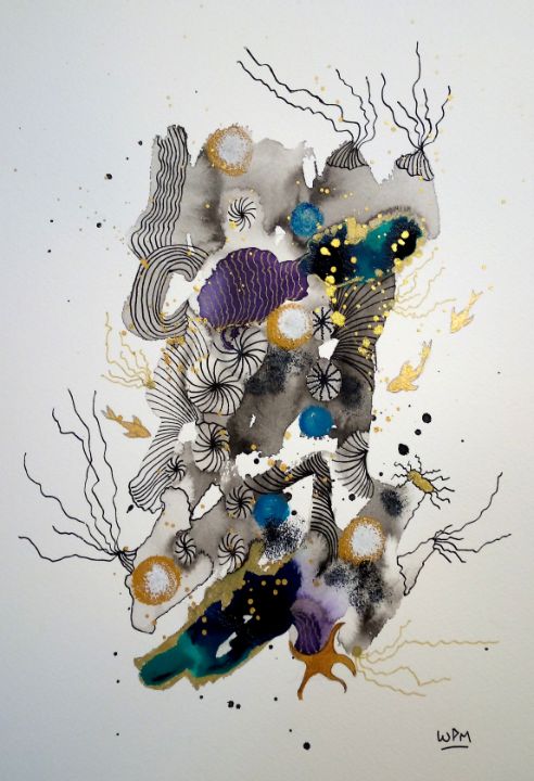 Coral Reef - Wendy Mitchell Arts - Paintings & Prints, Abstract ...