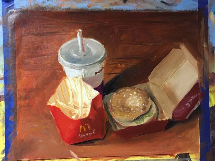 fast food - mrhoneycinnamon - Paintings & Prints, Food & Beverage ...