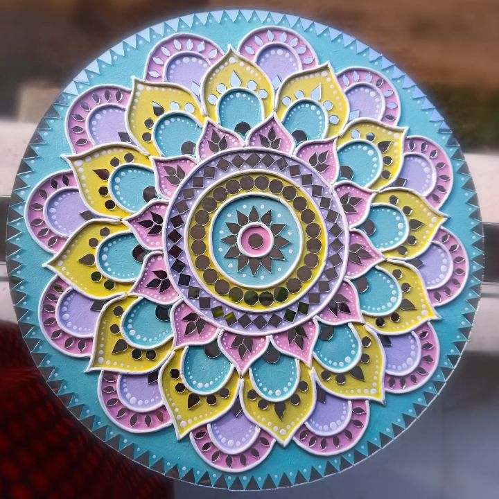 Lippan Mandala - Taru Decor - Crafts & Other Art, Frames - ArtPal