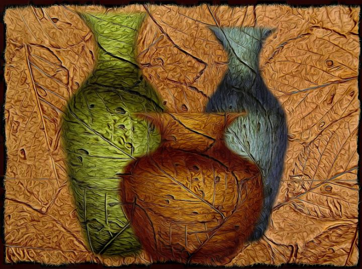 Pottery - Abstract Thinking - Paintings & Prints, Still Life, Vases ...