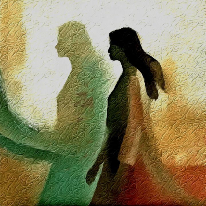 Me & My Shadow - Left Hand Prints - Paintings & Prints, Abstract ...