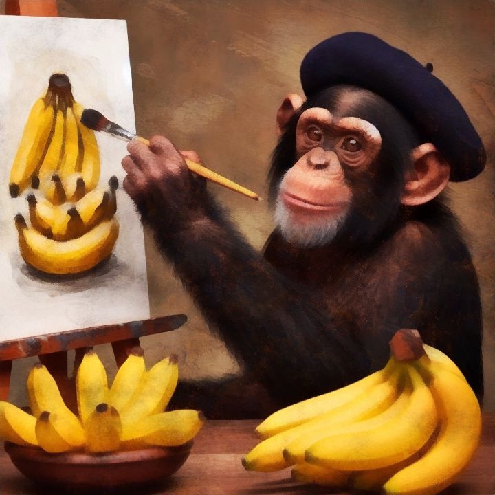 Monkey Business - Left Hand Prints - Paintings & Prints, Animals, Birds ...