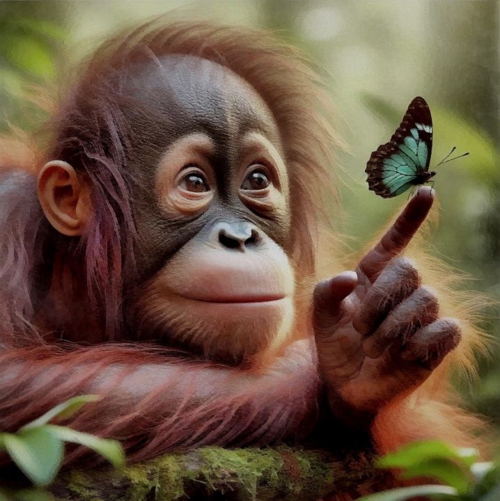 Wonder - Left Hand Prints - Paintings & Prints, Animals, Birds, & Fish ...