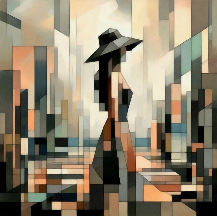 Blending In - Abstract Thinking - Paintings & Prints, Abstract ...