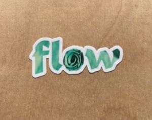 flow sticker green heavy duty vinyl - Grateful Living Rose - Crafts ...