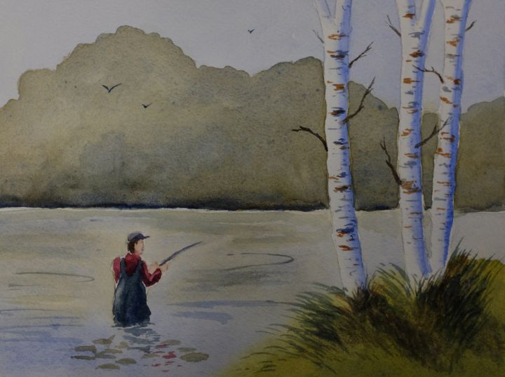 Rod A Stewart Watercolors - Paintings & Prints