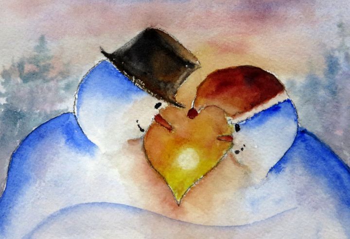 Melting in Love - Rod A Stewart Watercolors - Paintings & Prints ...