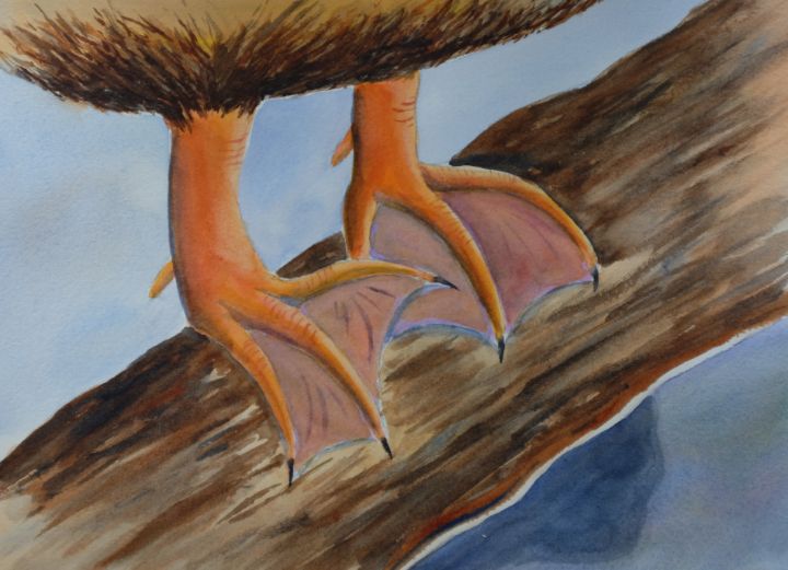 Watercolor Painting Feet