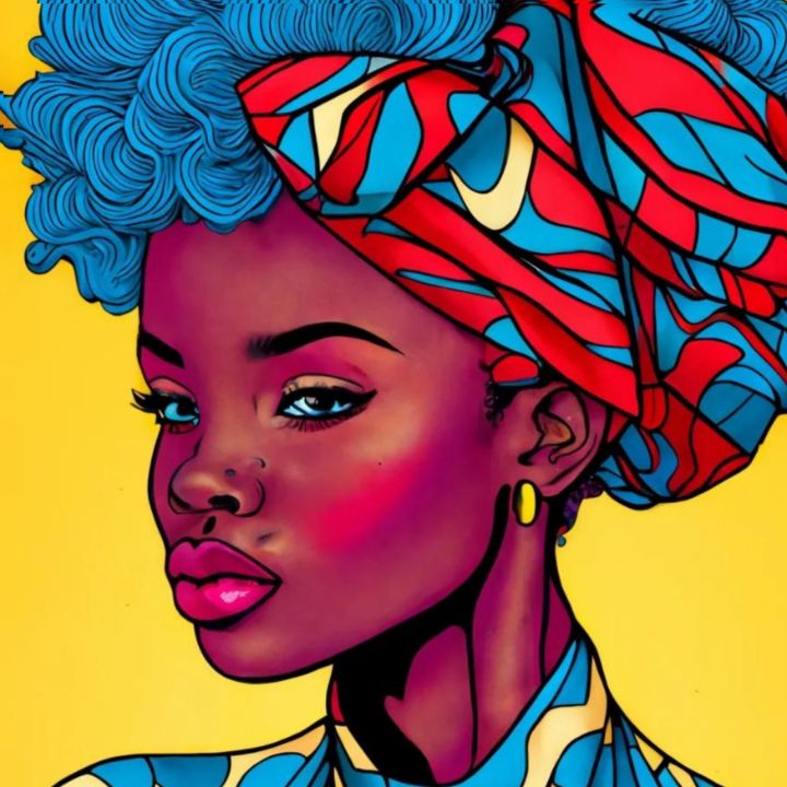 Revive 80s African Pop Art NoorOva Digital ART Digital Art AI Revive 80s African Pop Art NoorOva Digital ART Digital Art AI