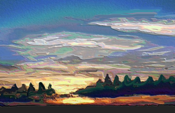 Dutch landscape - Rene art - Paintings & Prints, Abstract, Other ...