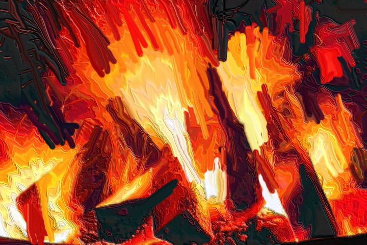 Journey to the sun - Rene art - Paintings & Prints, Abstract, Other ...